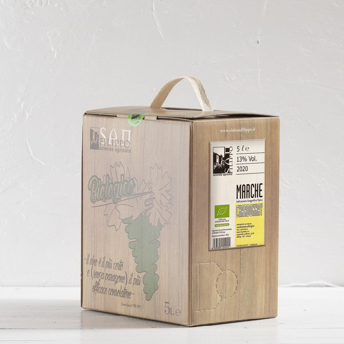 “BAG IN BOX” MARCHE CHARDONNAY – Vini San Filippo